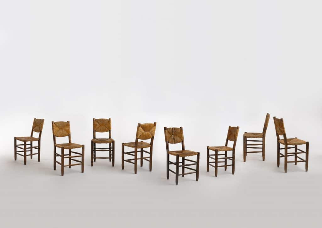 A set of 8 chairs model n. 19 | WA Design Gallery