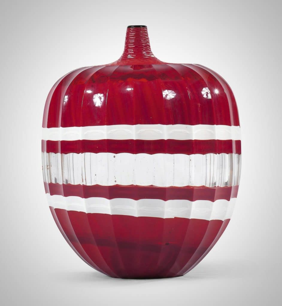 Unique red vase | WA Design Gallery